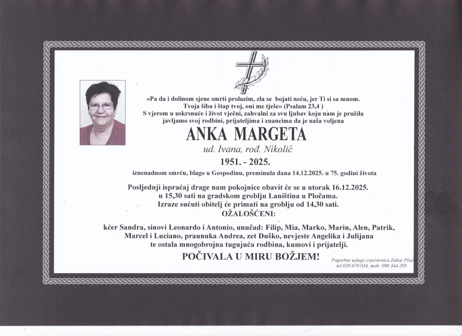 ANKA MARGETA - ZUBAC D.O.O